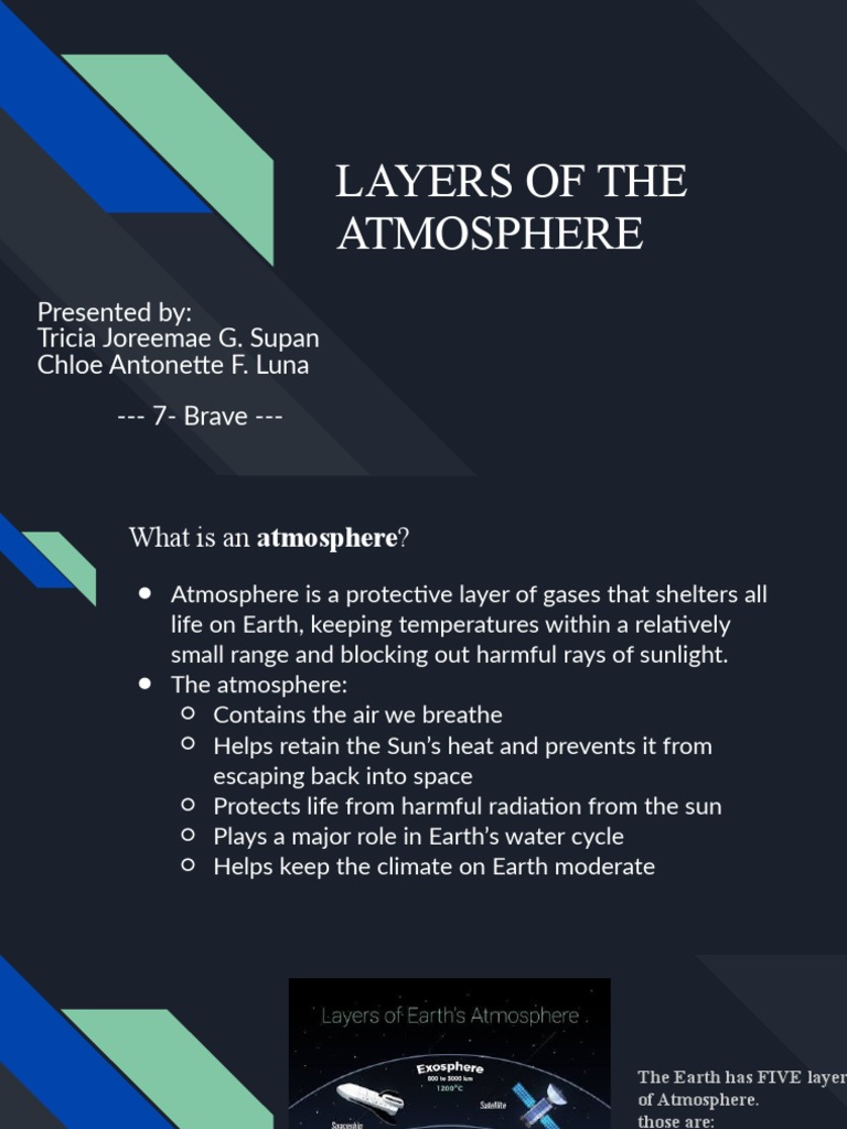 Overview of Earth's Atmospheric Layers | PDF | Atmosphere Of Earth ...
