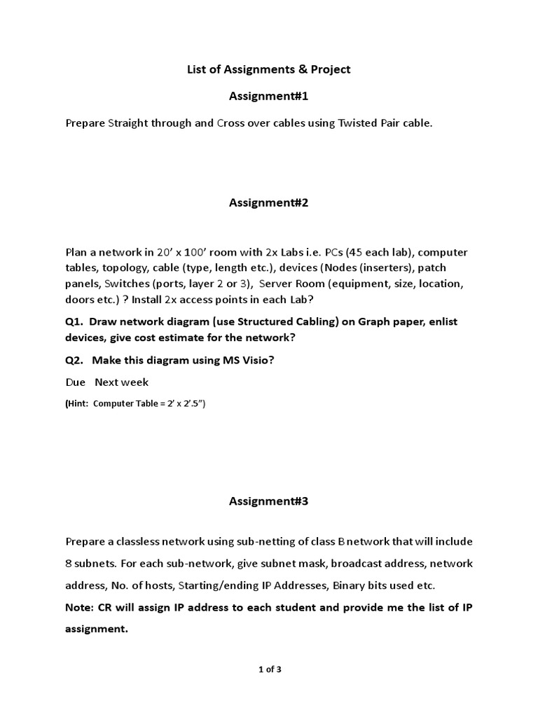 CN Lab Assignments - 2 | PDF