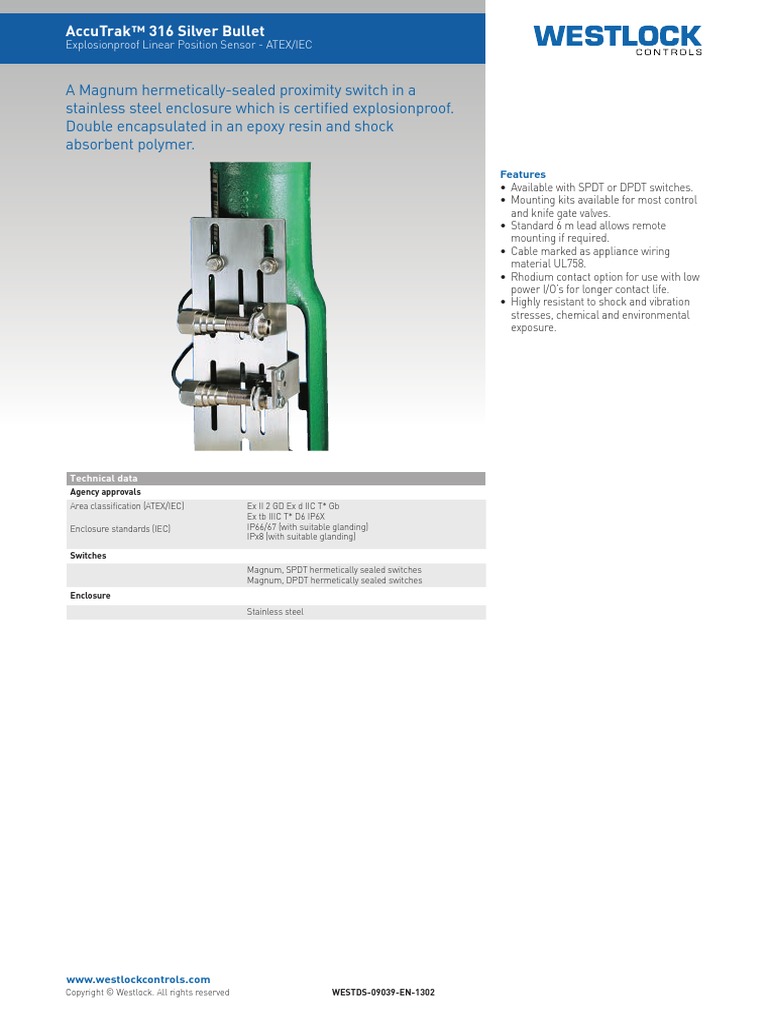 Westlock 316 Silver Bullet | PDF | Switch | Components