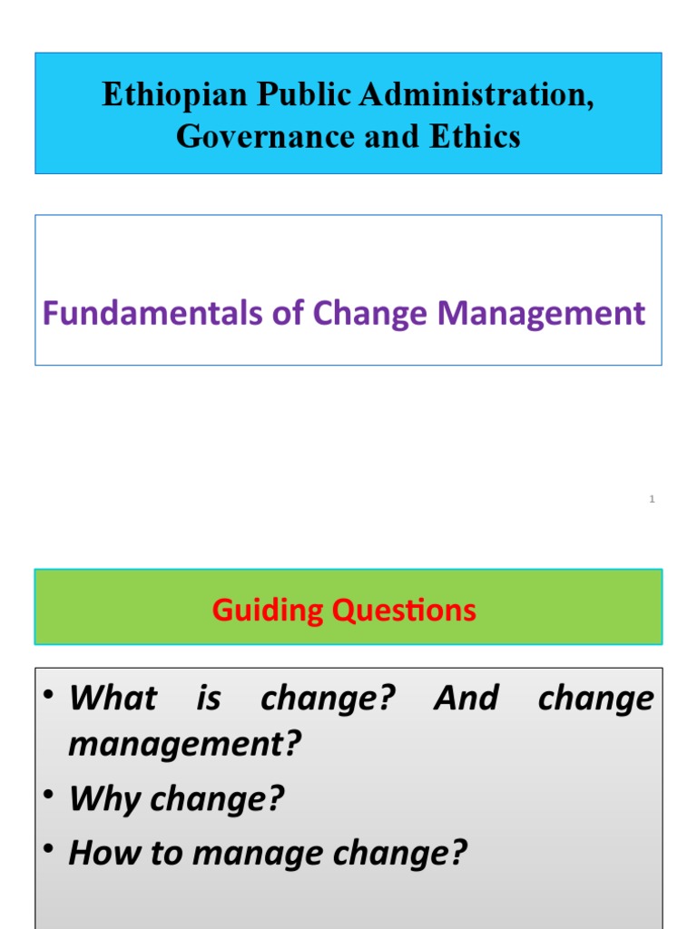 Unit 4 Revised-Change Management | PDF | Change Management | Leadership