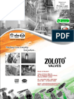 ZOLOTO Price List | PDF | Valve | Pipe (Fluid Conveyance)