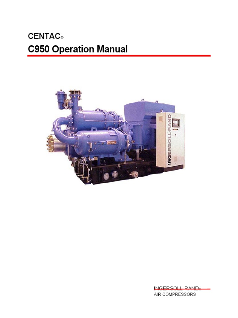 C950 Operation Manual: Centac | PDF | Pump | Bearing (Mechanical)