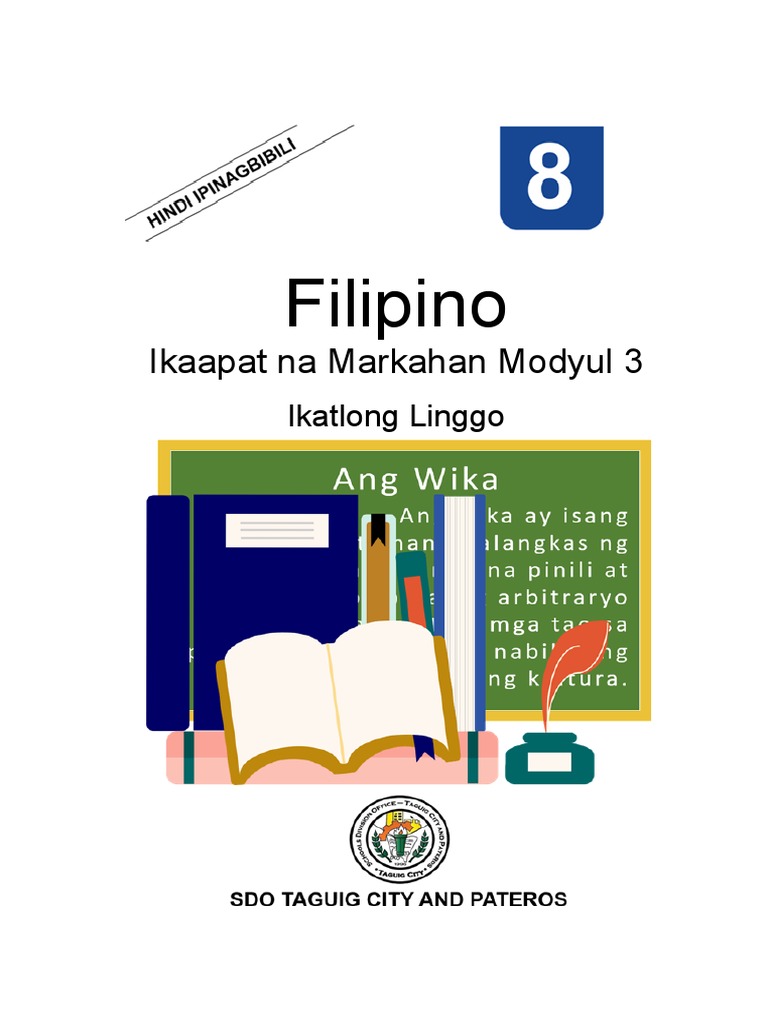 Hybrid Filipino 8 Q4 M3 W3 | PDF