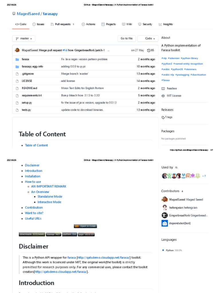 GitHub - MagedSaeed - Farasapy - A Python Implementation of Farasa ...