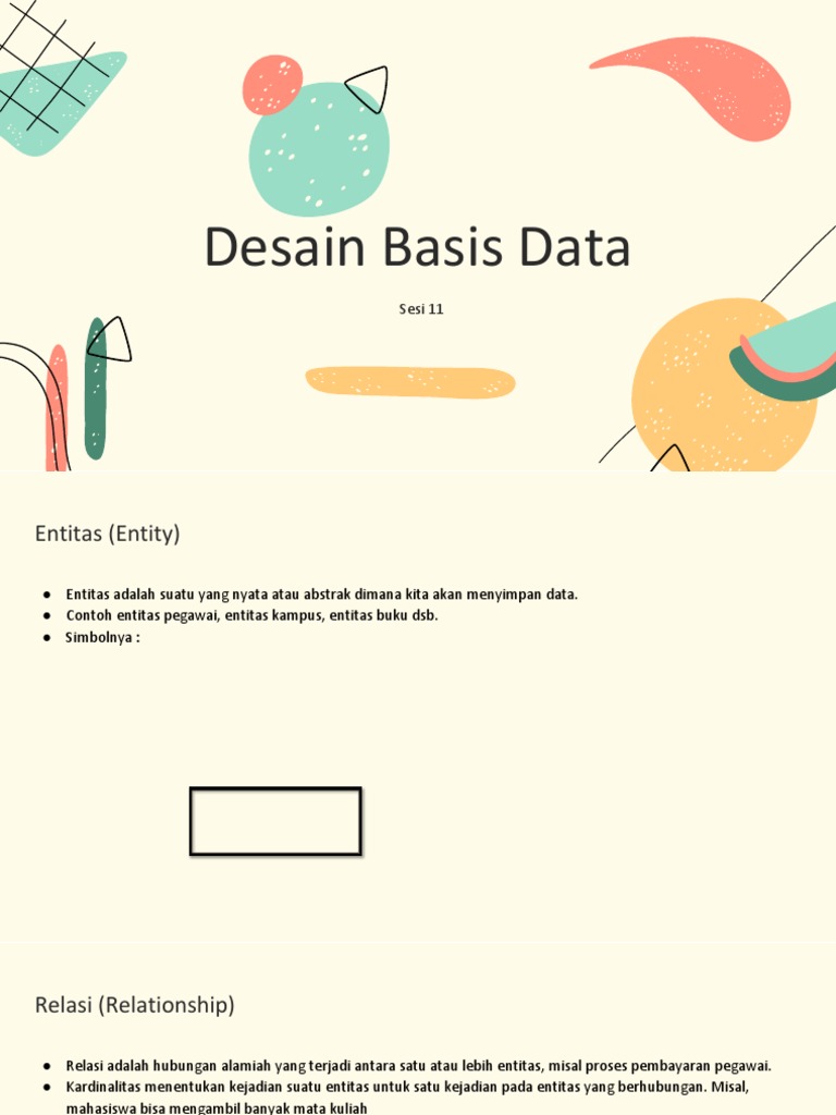 Kardinalitas dalam Desain Basis Data | PDF | Karier & Perkembangan ...