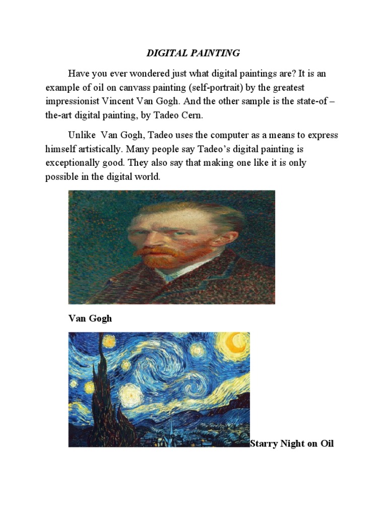 DIGITAL PAINTING Art Document | PDF
