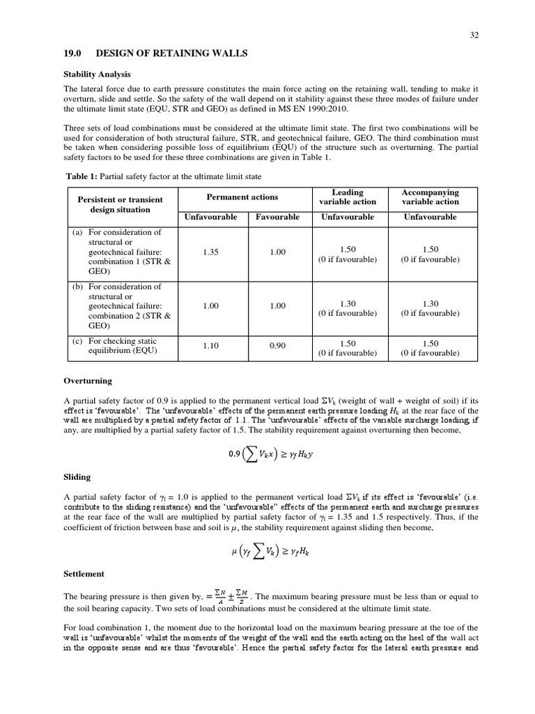 Design Formula For EC2 Version 06.32 2 | Download Free PDF | Geotechnical Engineering ...
