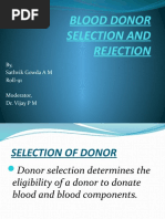 Revised Donor Selection and Referral Criteria Feb 2025 | PDF | Blood ...