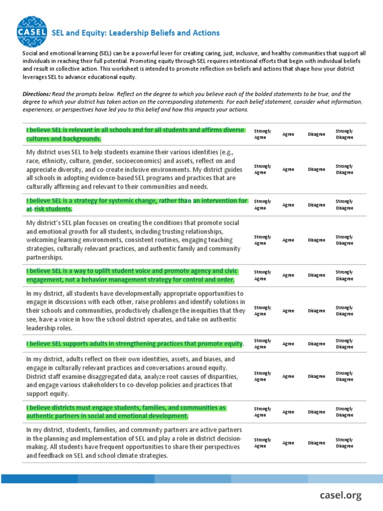 SEL for Equity in Education | PDF | Community | Leadership