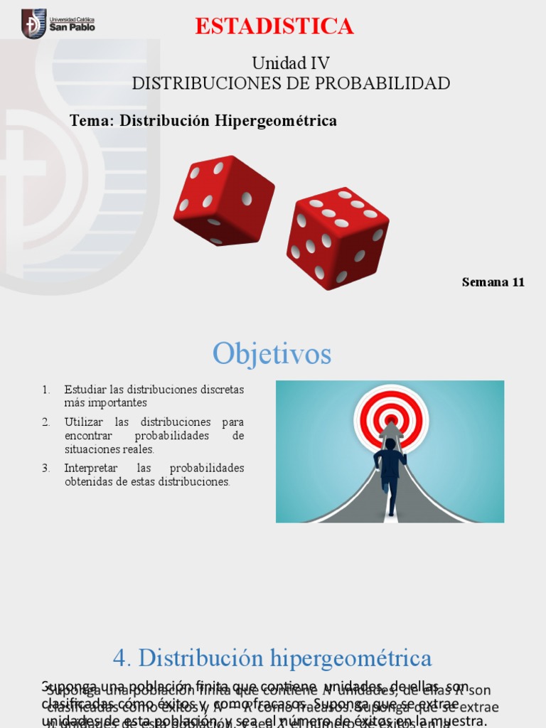 DIAPOSITIVAS Distribucion Hipergeometrica | PDF | Probabilidad ...