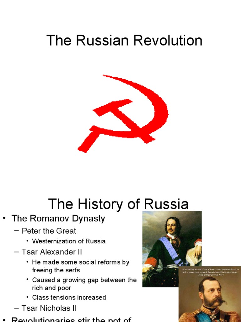 Russian Rev | PDF | Vladimir Lenin | Soviet Union