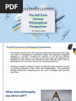 Understanding The Self: Gilbert Ryle | PDF | Epistemology | Metaphysics