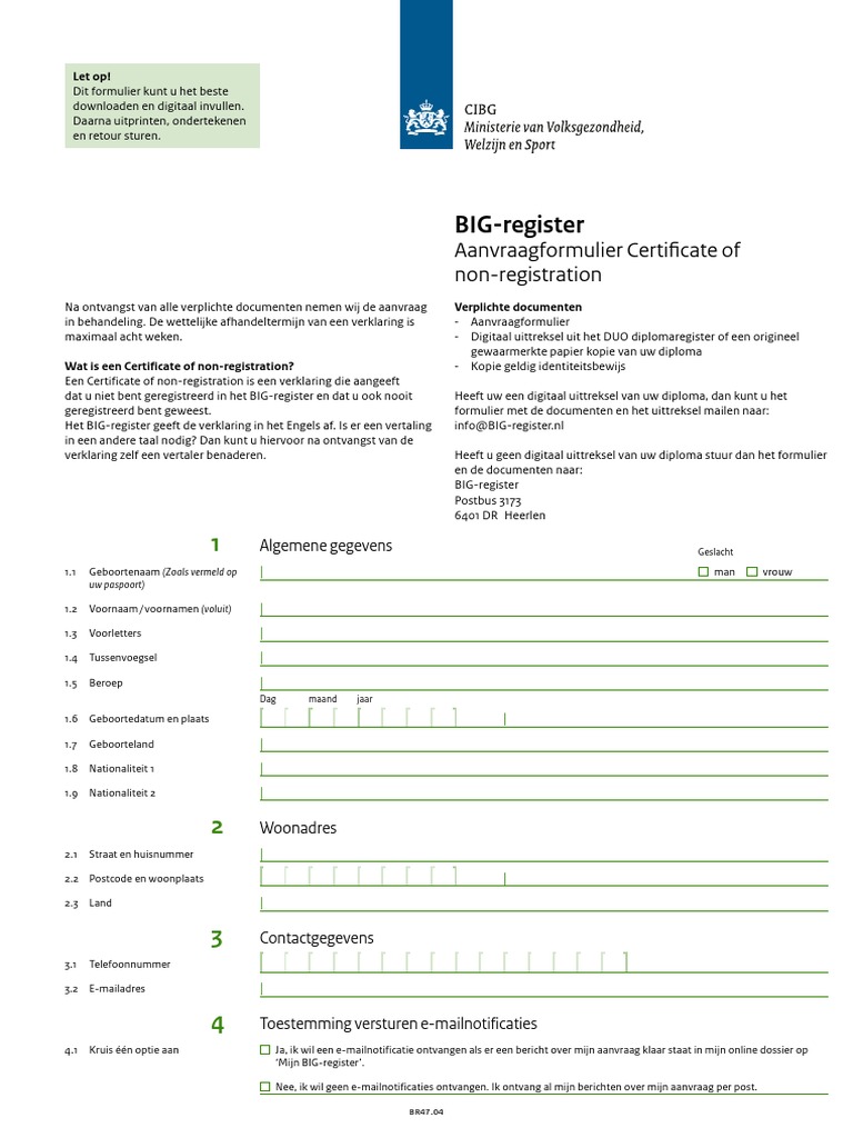 Non Registration | PDF