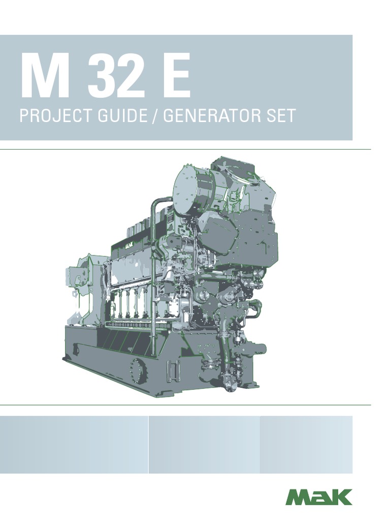 MAK M32 E Project Guide | PDF | Fuel Oil | Engines