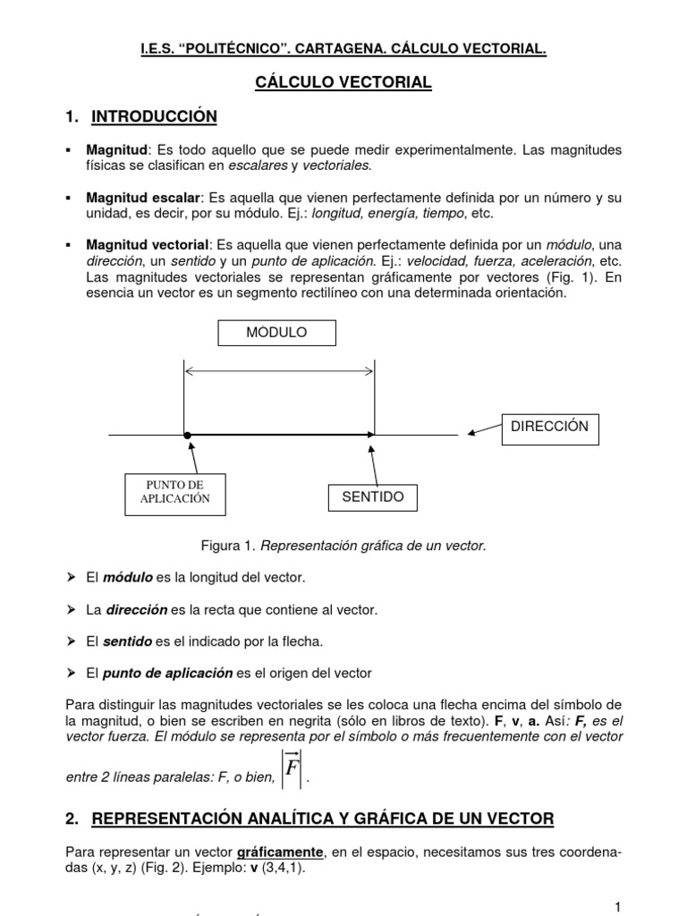 2BAC Vectores | PDF | Vector Euclidiano | Cálculo multivariable