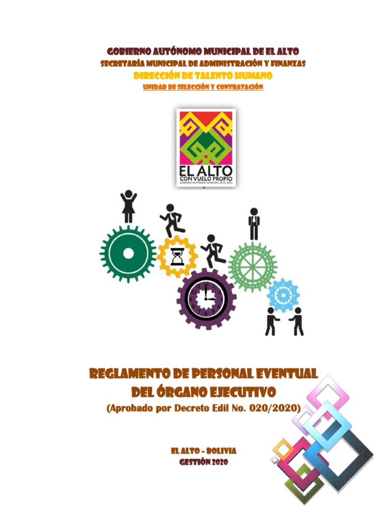 Reglamento de Personal Eventual Bolivia | PDF | Regulación | Presupuesto