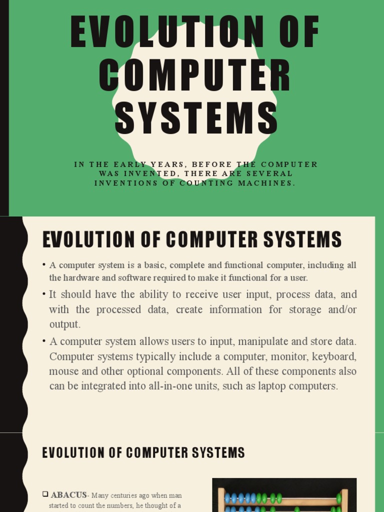 Evolution of Computer | PDF | Microprocessor | Integrated Circuit