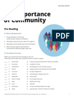 Community Service Conversation Topics Pdf