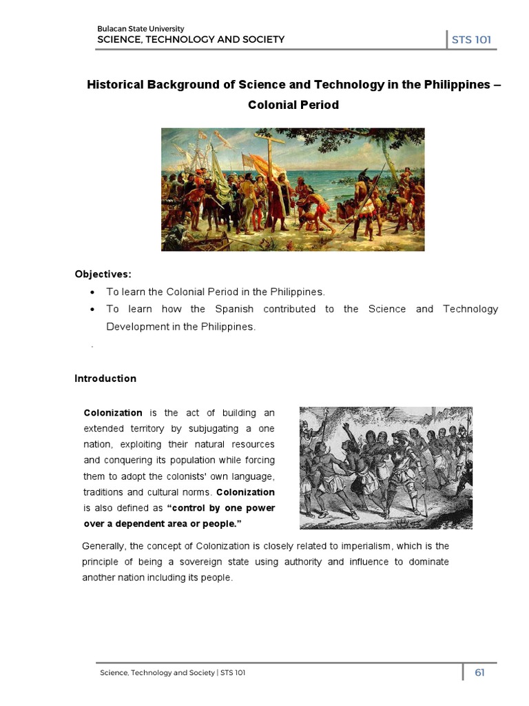 Historical Background of Science and Technology in The Philippines ...