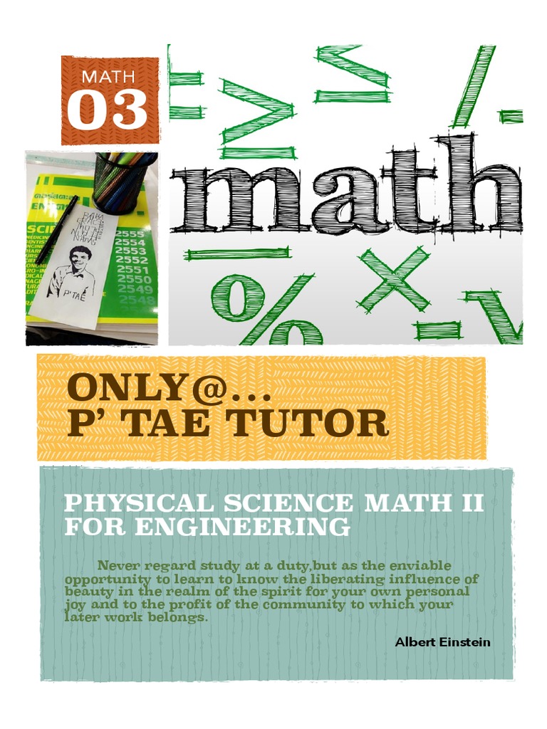 หนังสือ Math 3 | PDF | Plane (Geometry) | Tangent