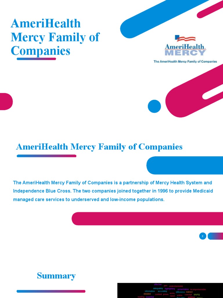 AmeriHealth Mercy Family of Companies | PDF | Project Management | Business