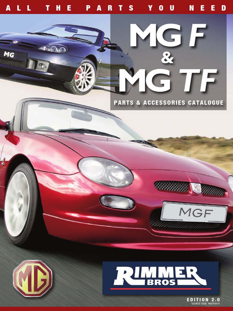 MGF MG TF: All The Parts You Need | PDF | Motor Vehicle | Vehicle ...