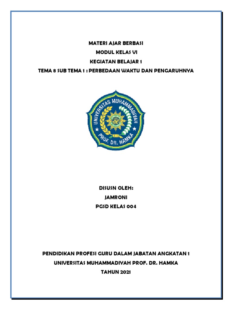 Contoh Materi Ajar | PDF