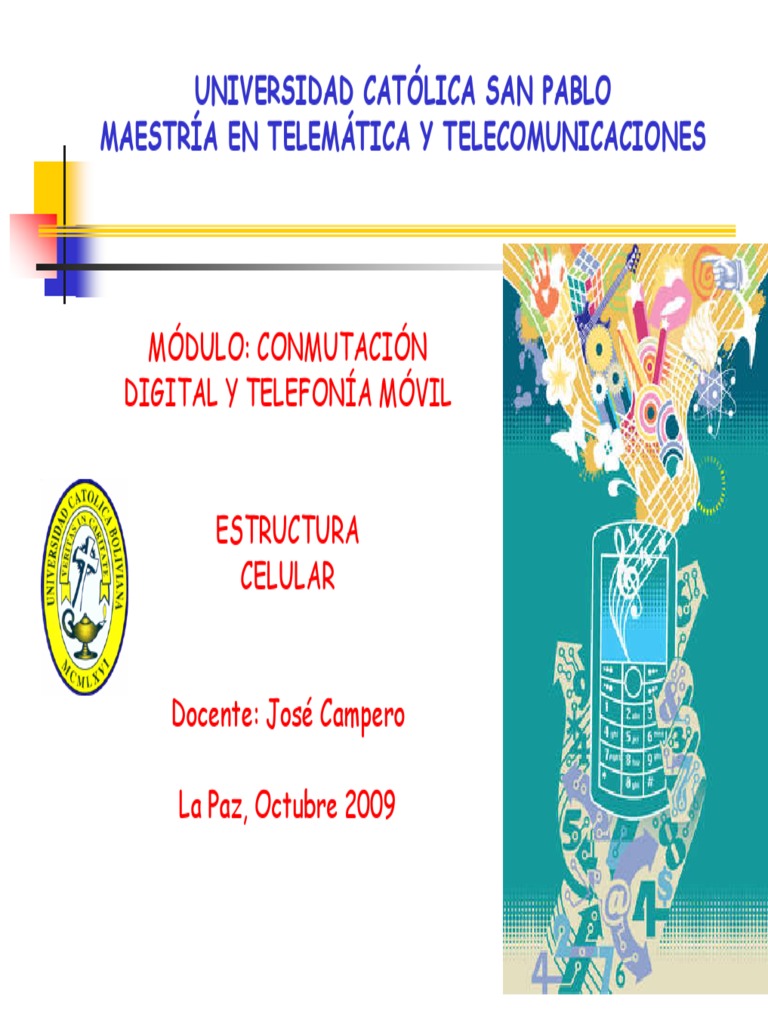 Estructura y Tipos de Celdas Móviles | PDF | Teléfonos móviles | Antena ...