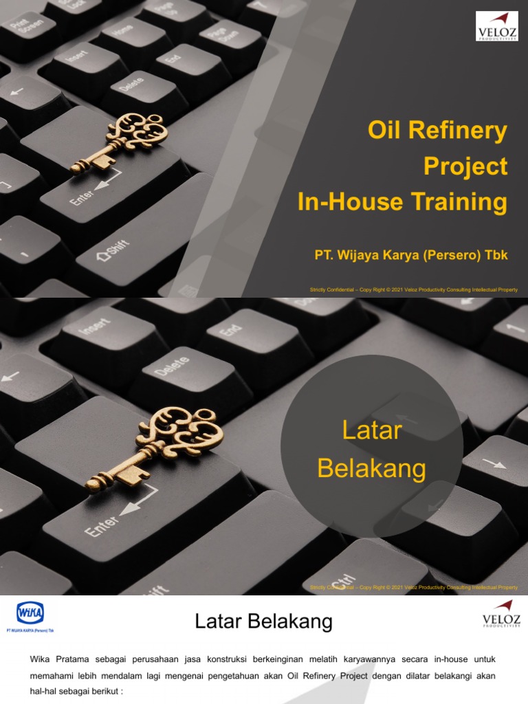 Proposal - in House Training - Oil Refinery Project | PDF