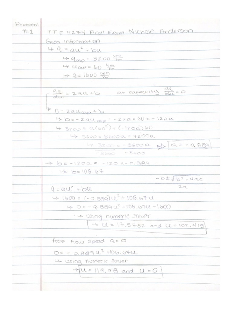 Final Exam TTE 4274 | PDF