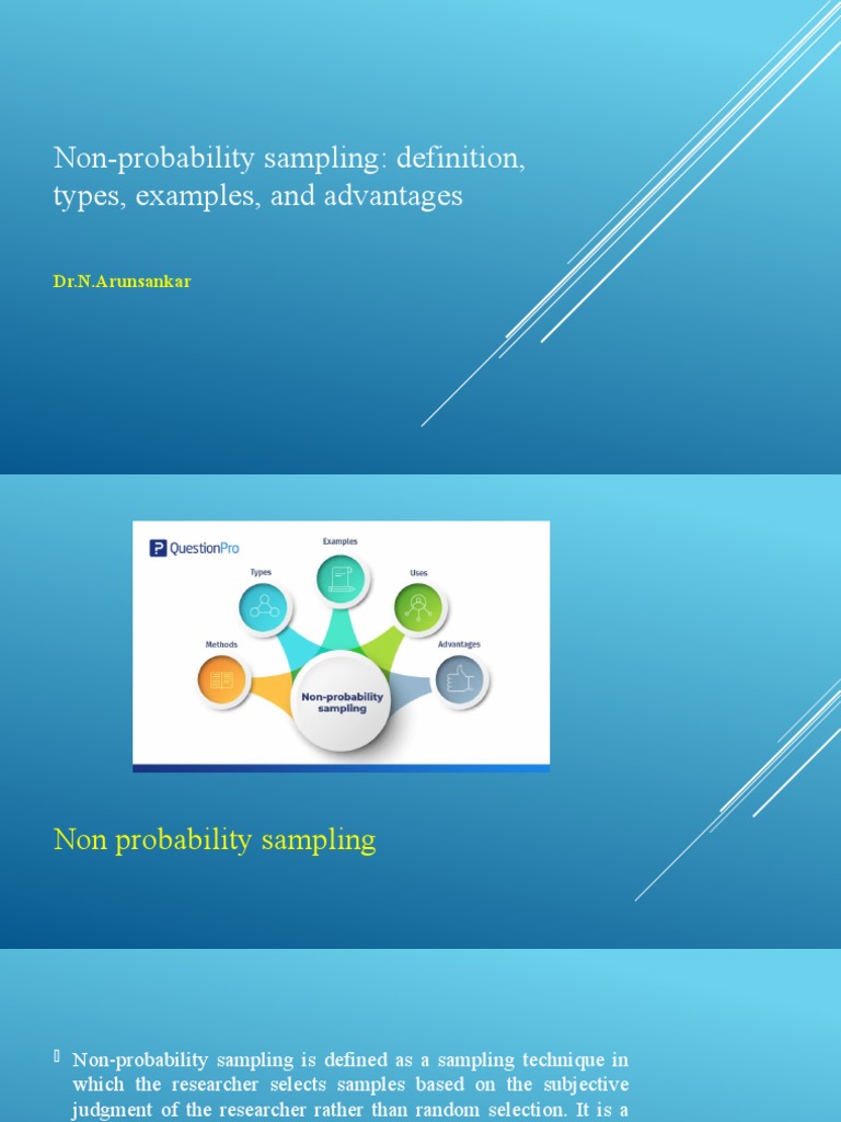 Non-Probability Sampling | PDF | Sampling (Statistics) | Methodology