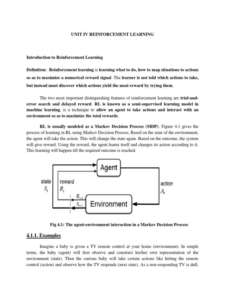 Reinforcement Learning Course Material | PDF | Cognition | Computing ...