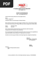 Surat Keterangan Kerja | PDF