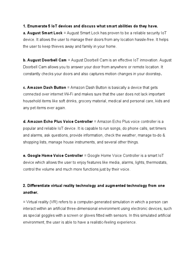 IT Module 4 | PDF | Internet Of Things | Augmented Reality