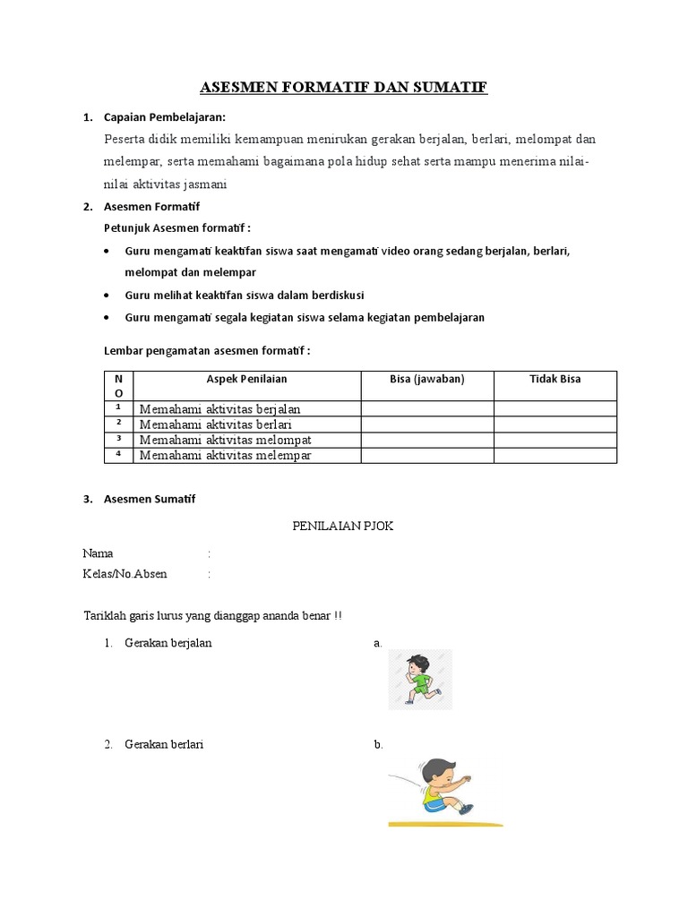 Asesmen Formatif Dan Sumatif | PDF