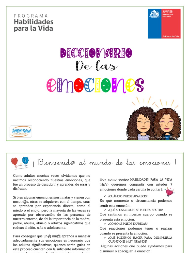 Diccionario de Las Emociones | PDF | Temor | Las emociones
