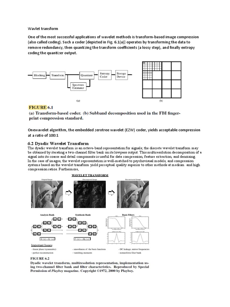 Image Compression Notes | PDF | Data Compression | Wavelet