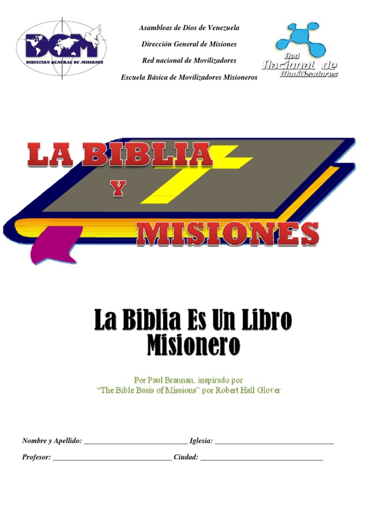 La Biblia y Las Misiones | PDF | Misionero | Evangelios