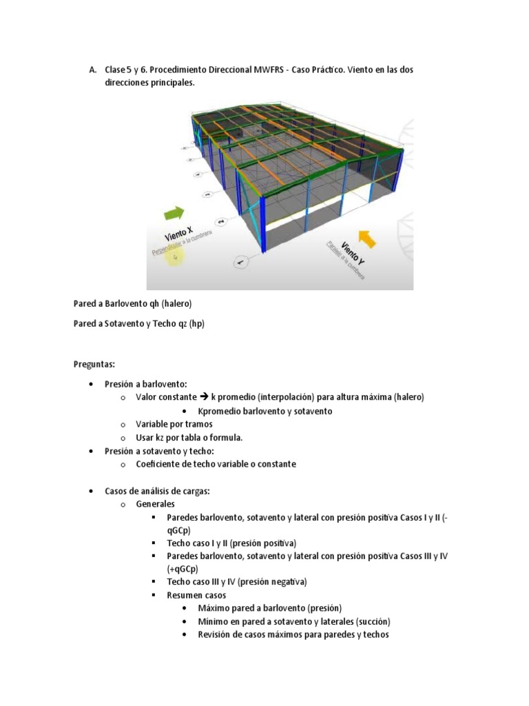 Notas - Aplicacion de Cargas de Viento en Edificaciones | PDF | Barlovento y sotavento | Herida