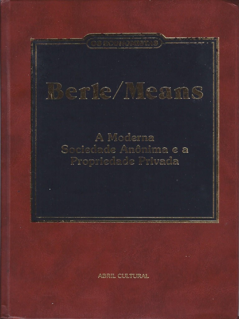 A Moderna Sociedade Anônima e A Propriedade Privada - Berle-Means | PDF