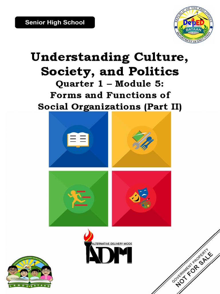 Understanding Culture, Society, and Politics: Quarter 1 - Module 5 ...