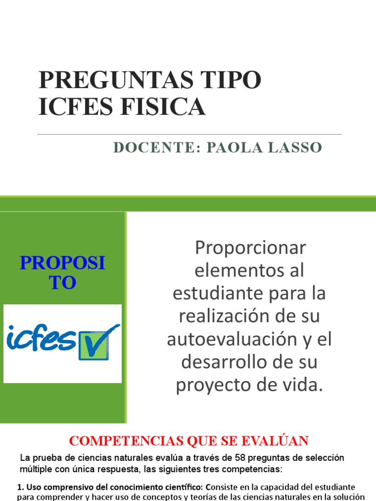 Preguntas Tipo Icfes | PDF