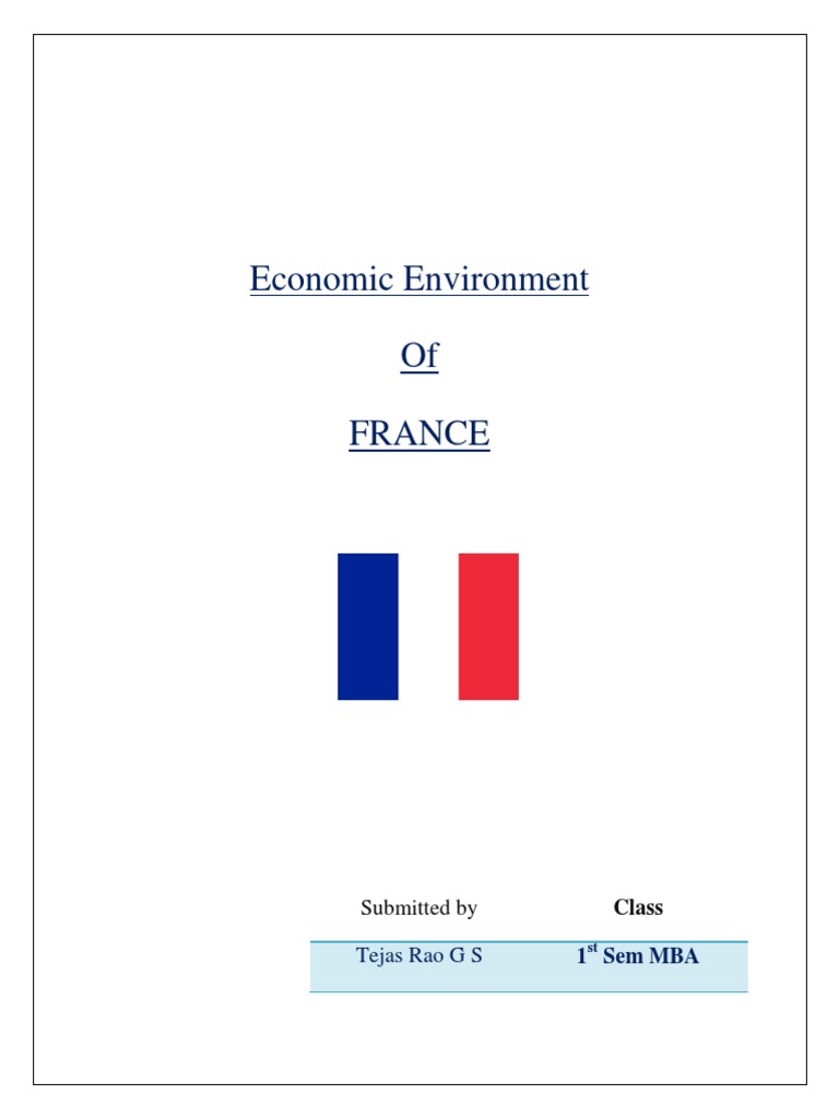 France Economic Overview | PDF | France | Gross Domestic Product