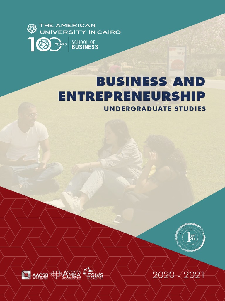 Business and Entrepreneurship UG Brochure 2020 - 2021 | PDF | Course ...