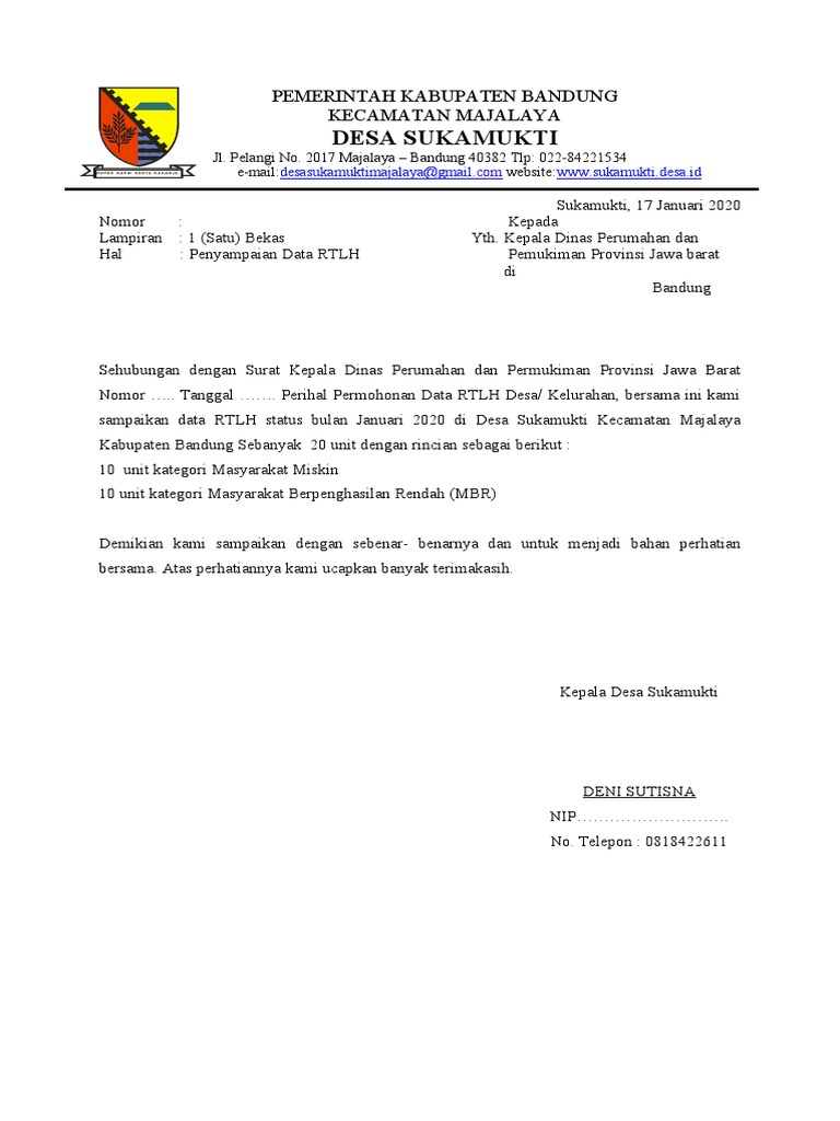 Proposal RTLH BSPS | PDF