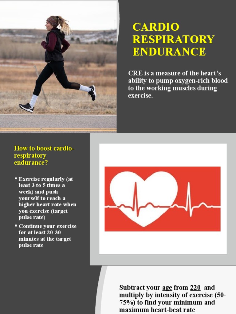Boosting Cardio-Respiratory Endurance | PDF