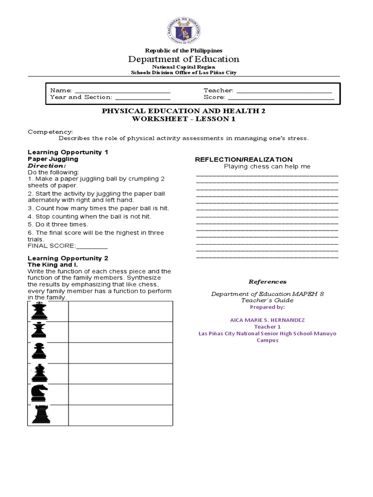 Second Grade PE Worksheets Overview | PDF | Ball Games | Sports