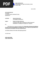 Proposal Letter For Backhoe Rental | PDF
