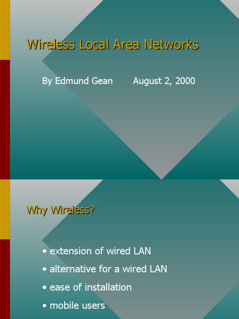 Wireless Local Area Networks | PDF | Wireless Lan | Ieee 802.11