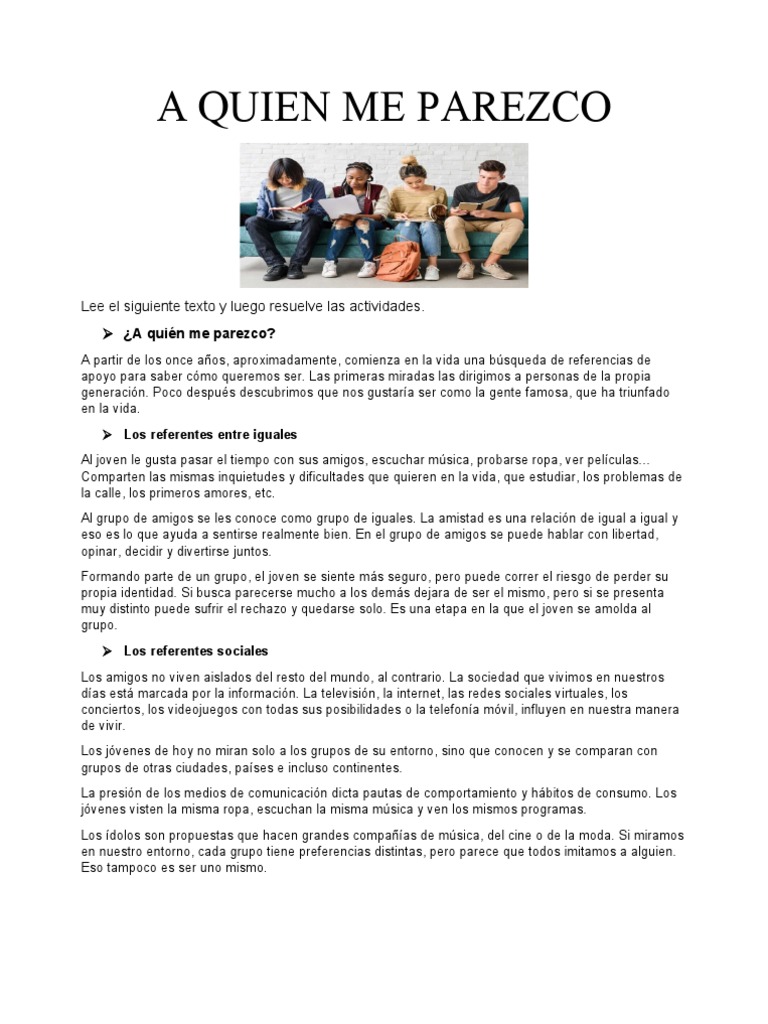 A QUIEN ME PAREZCO Guia Religion | PDF | Frankenstein